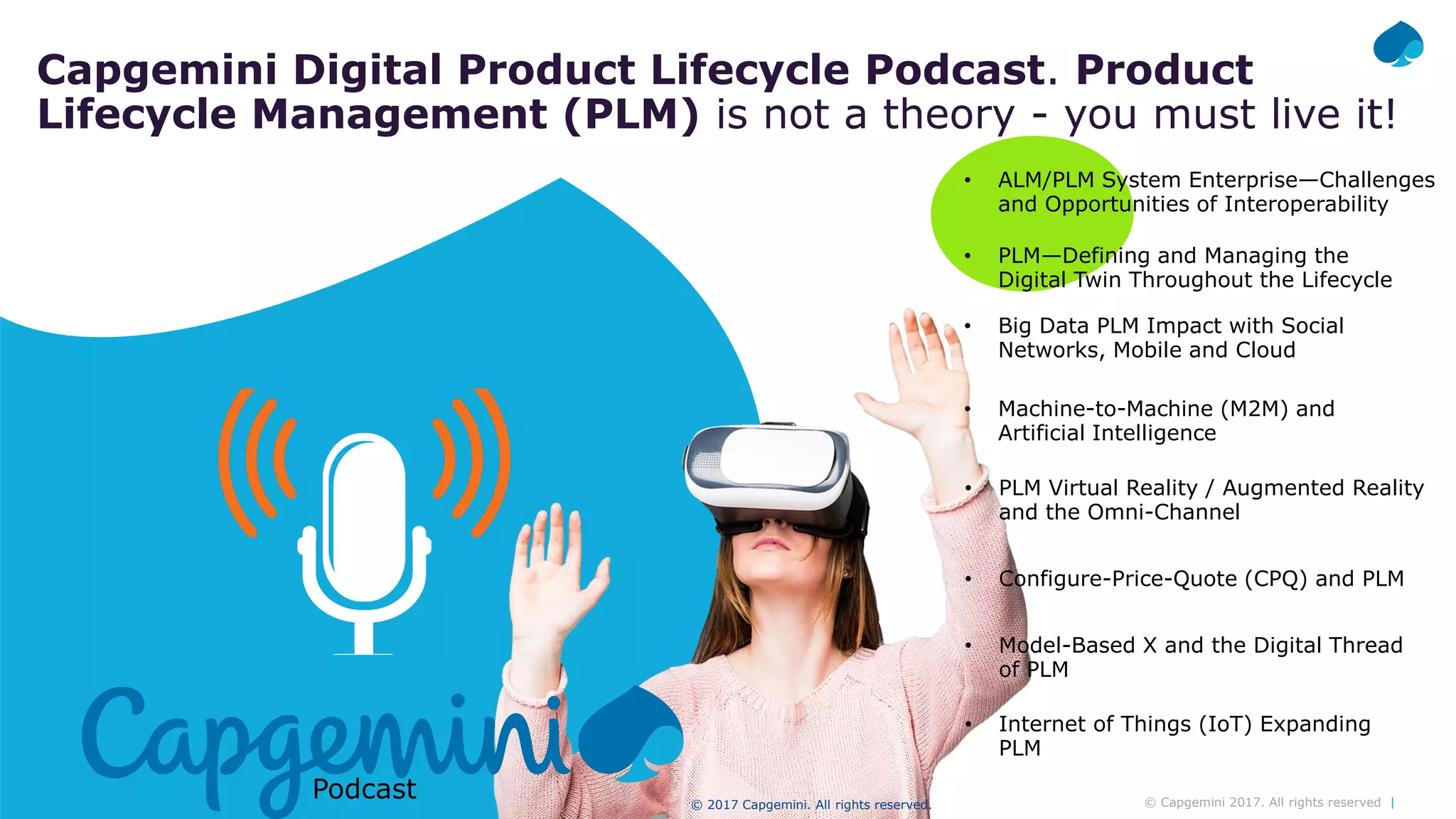 Capgemini PLM podcast - 2018 Digital Innovation Series | PDF