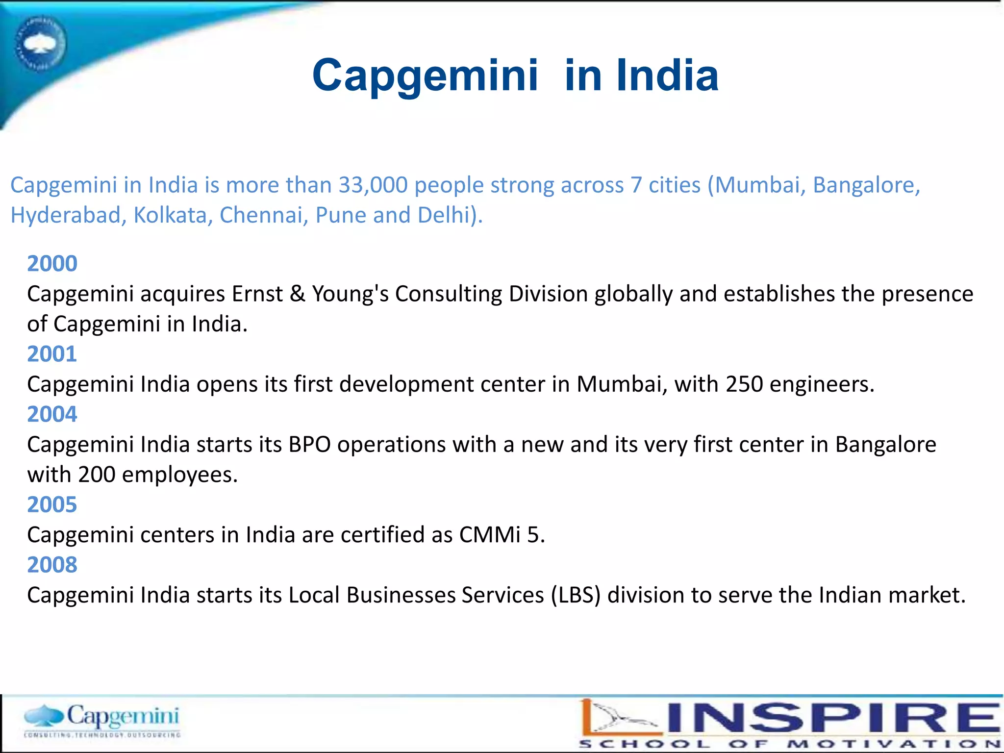 Capgemini presentation | PPSX