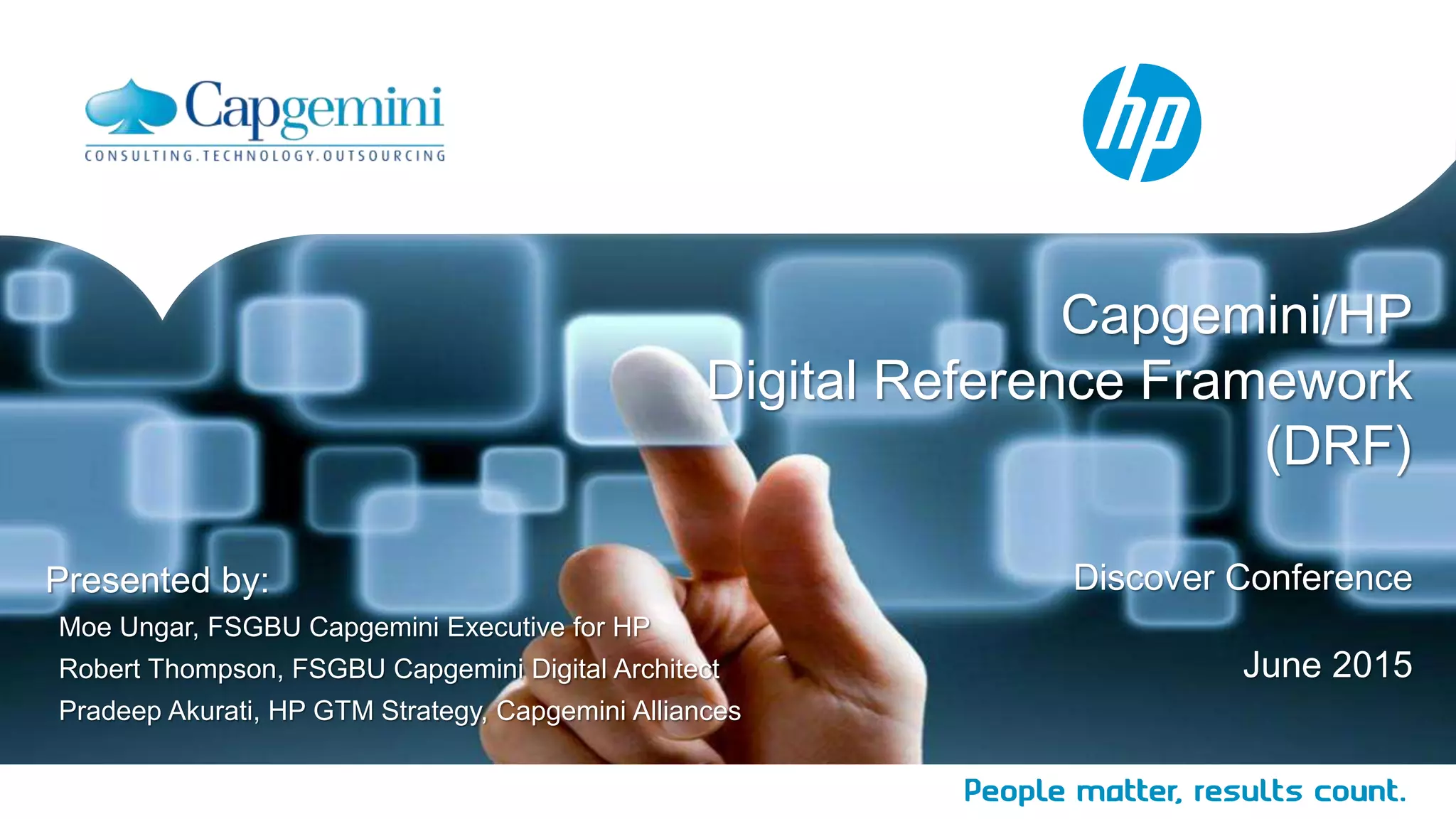 Capgemini Digital Reference Architecture with HPE | PPT