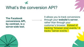 Facebook Conversions API update.pptx | Computing | Technology & Computing
