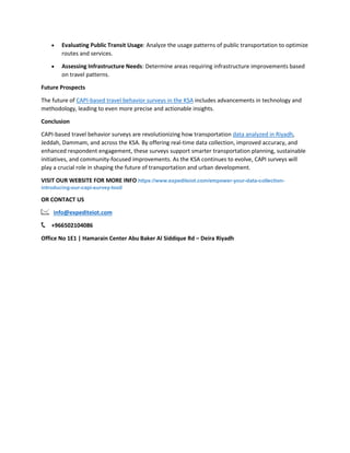 CAPI-Based Travel Behavior Survey in KSA.pdf