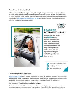CAPI-Roadside Interview Surveys in Riyadh.pdf
