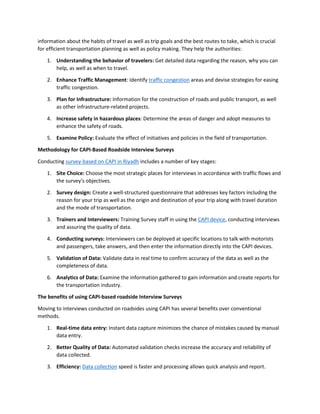 CAPI-Roadside Interview Surveys in Riyadh.pdf