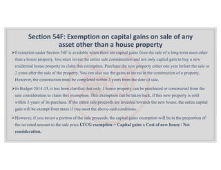 all detailes about income from capital gain | PPT