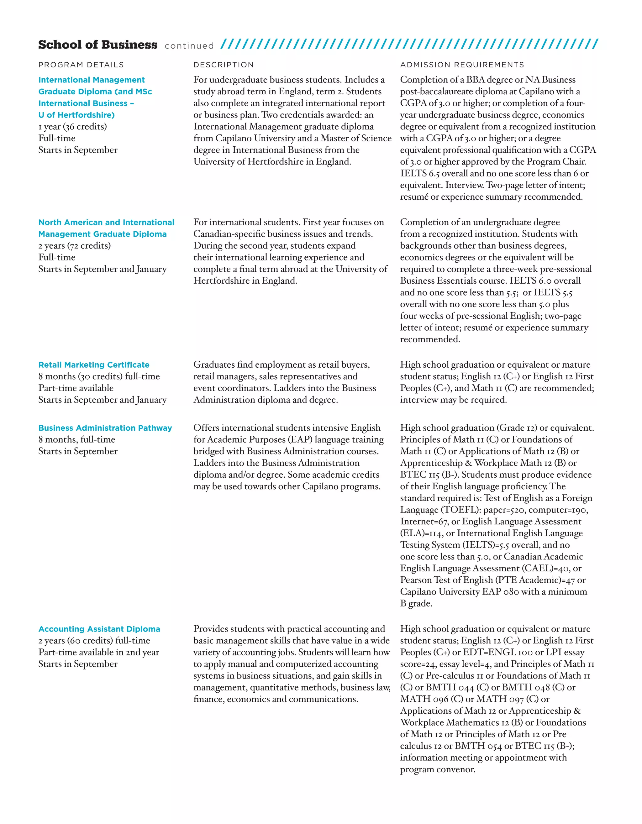 Capilano university program-guide 2016 -2017 | PDF