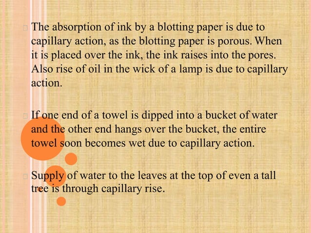 Capillarity | PDF | Physics | Science