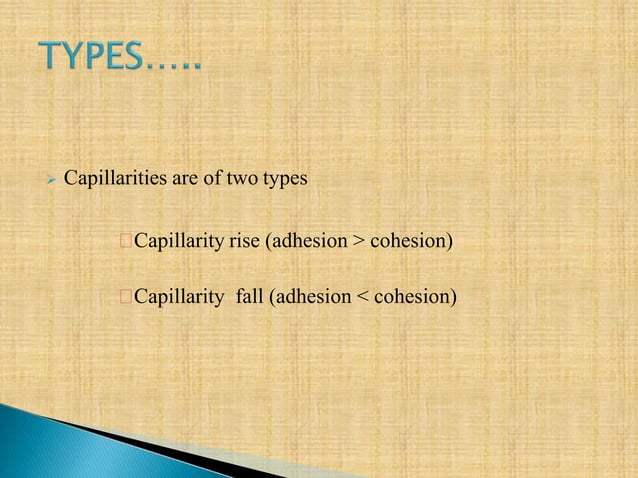 Capillarity | PDF | Physics | Science