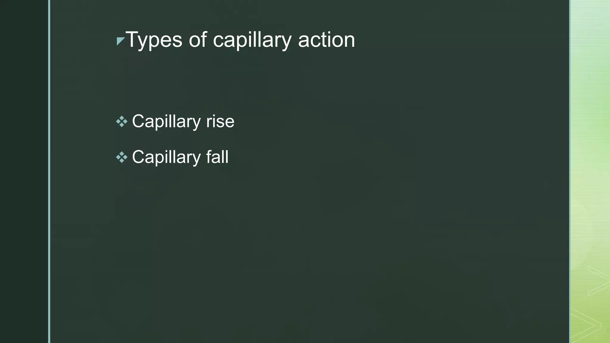 Capillary Action | PPTX