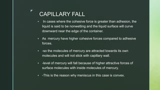 Capillary Action | PPTX
