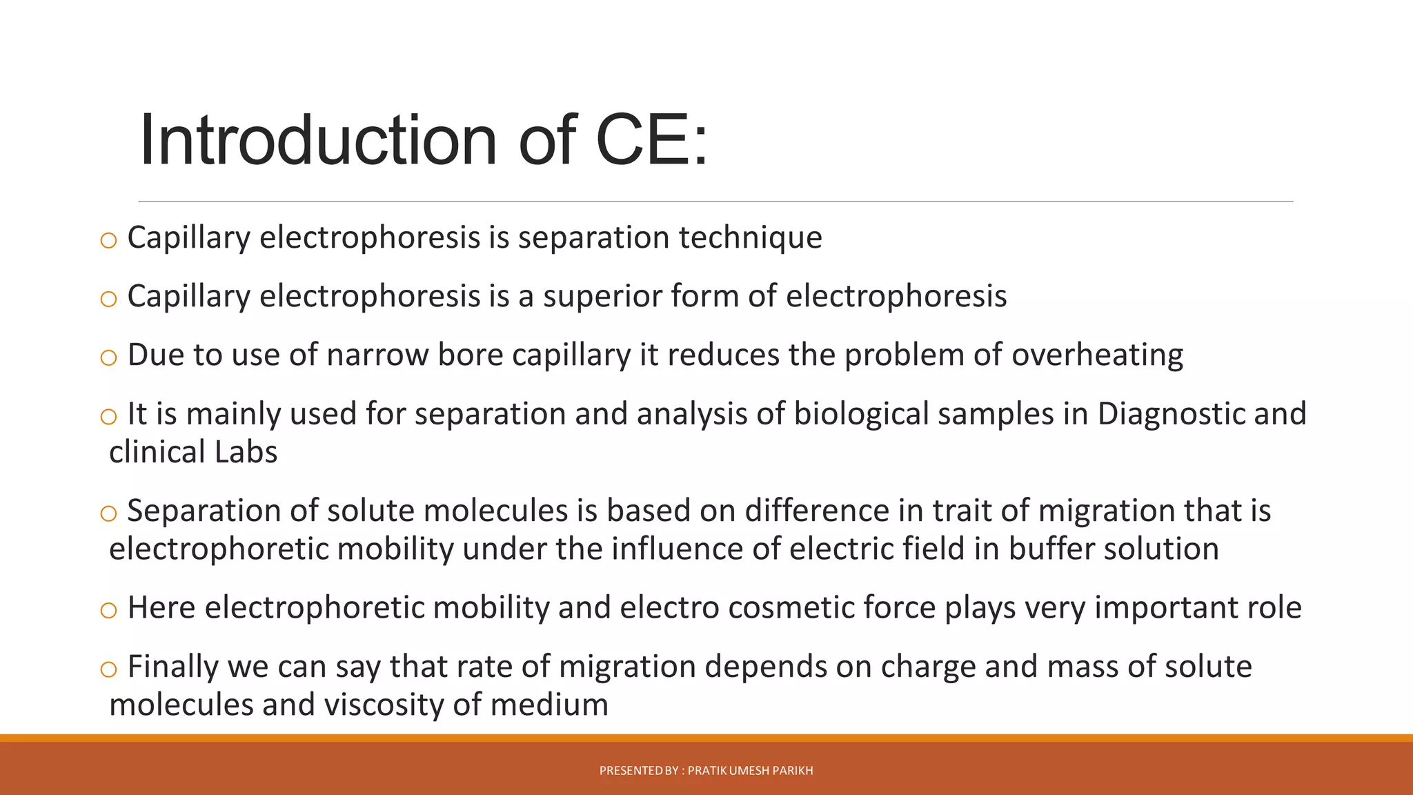 Capillary electrophoresis | PDF
