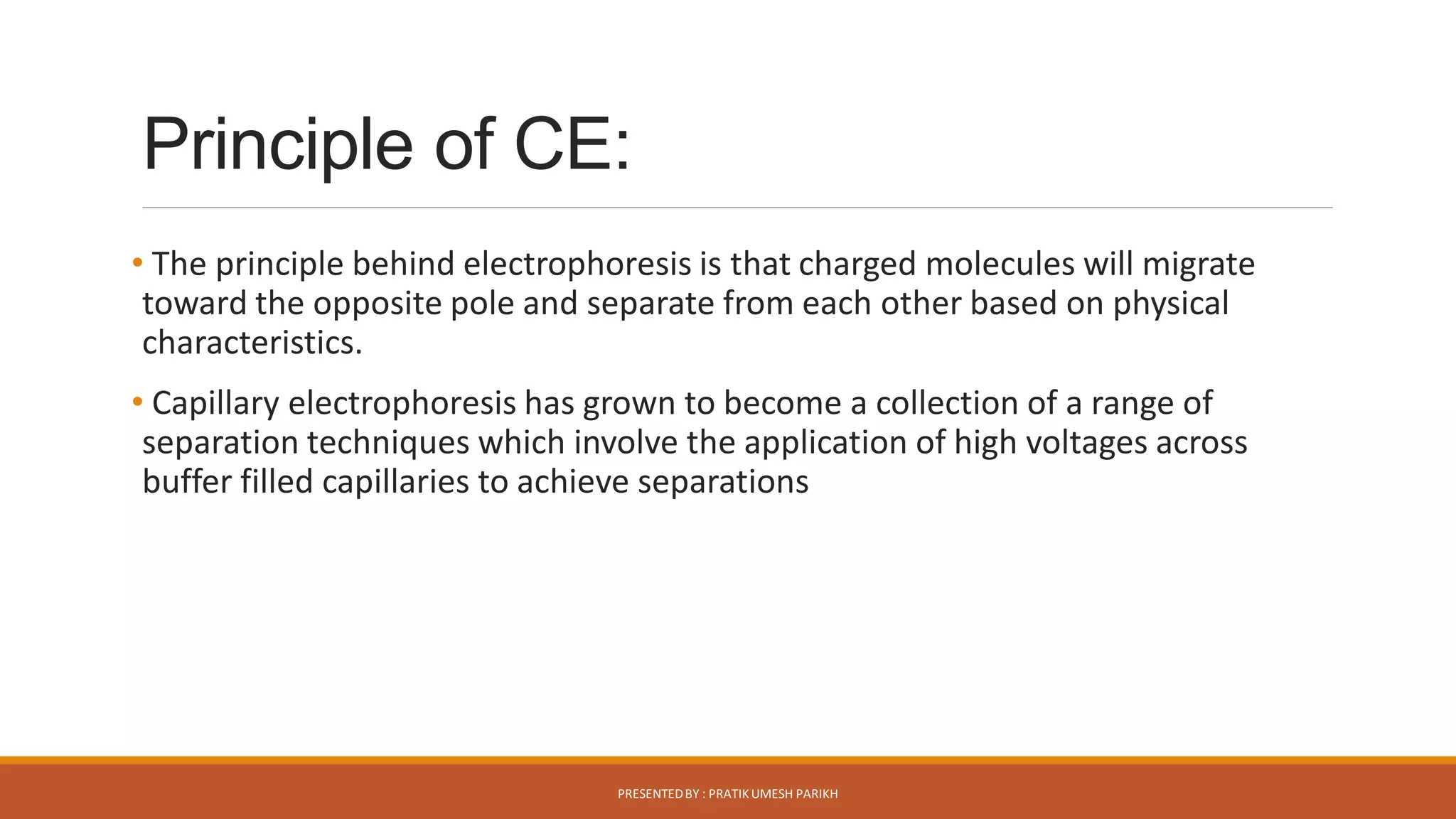 Capillary electrophoresis | PDF