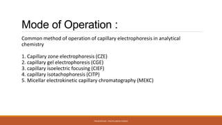 Capillary electrophoresis | PDF