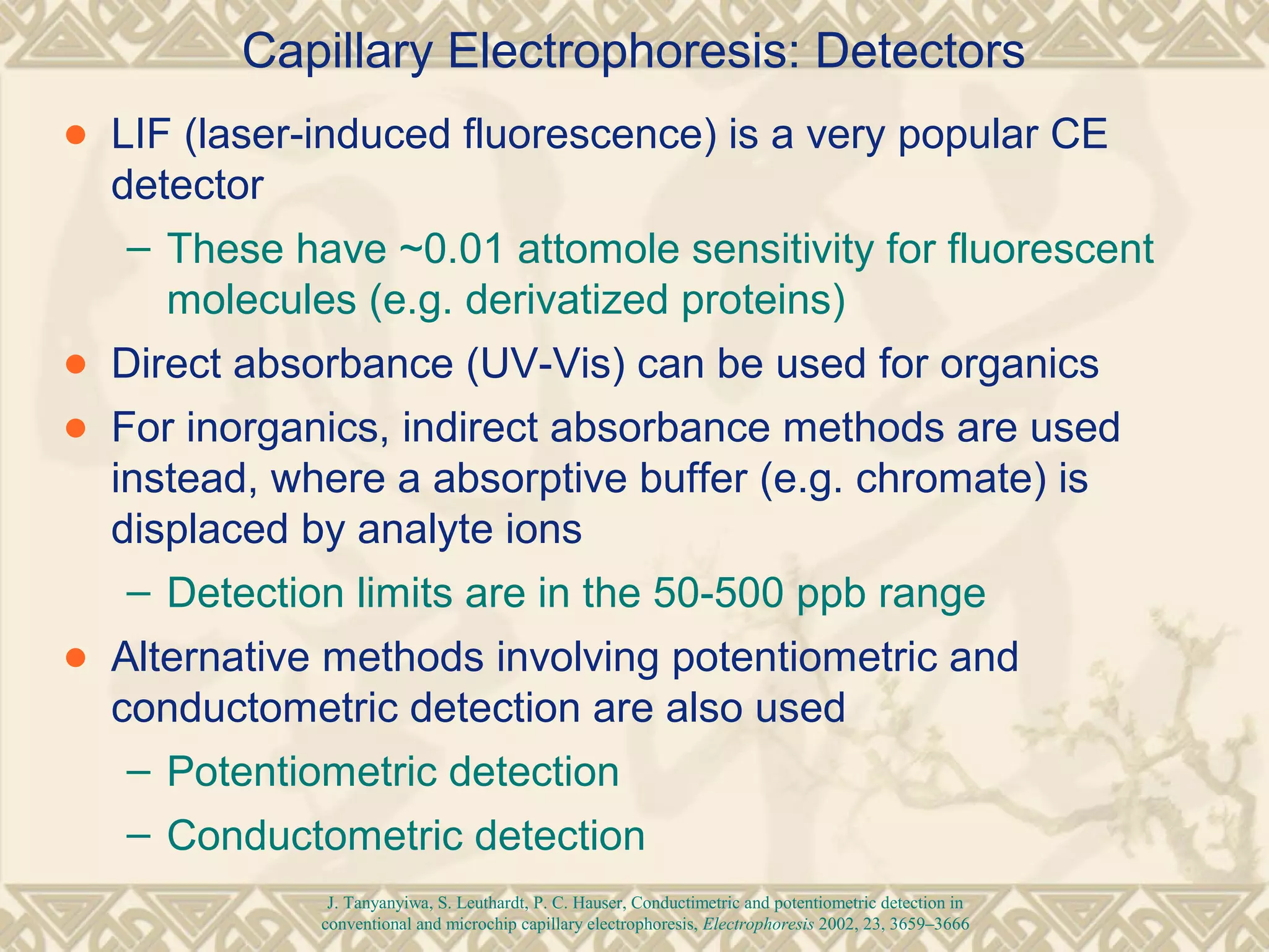 Capillary electrophoresis final ppt. | PPT