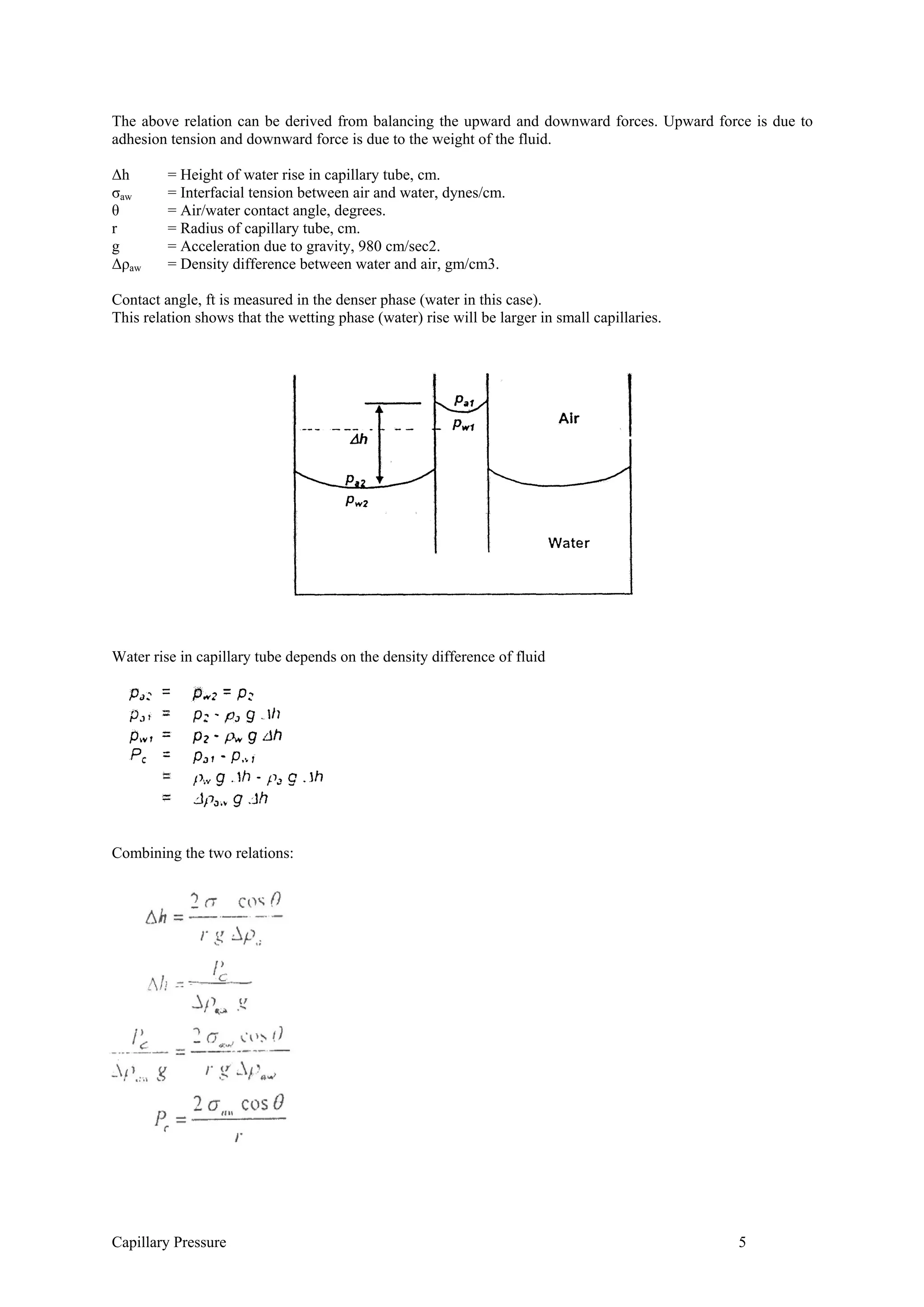 Capillary Rise | PDF | Chemistry | Science