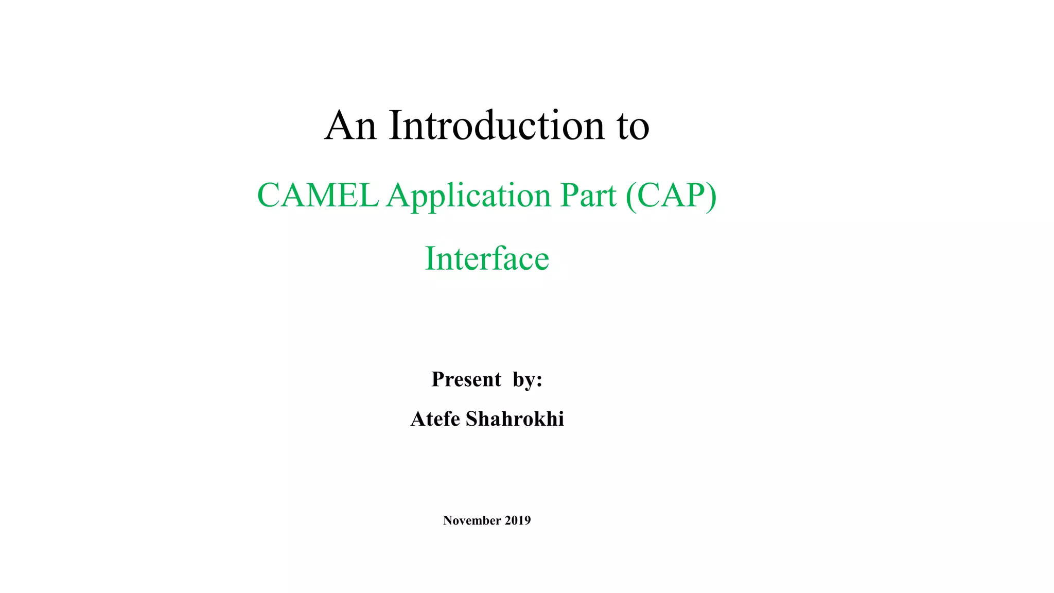 Cap interface | PPTX