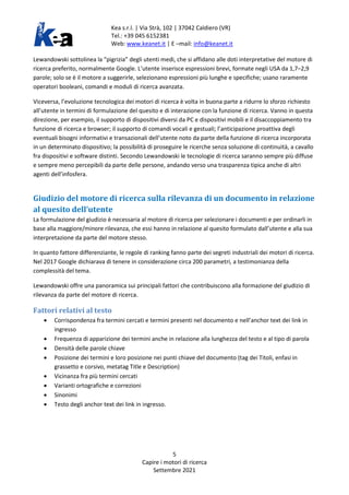 Capire i motori di ricerca | PDF