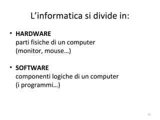 Capire l'informatica | PPT