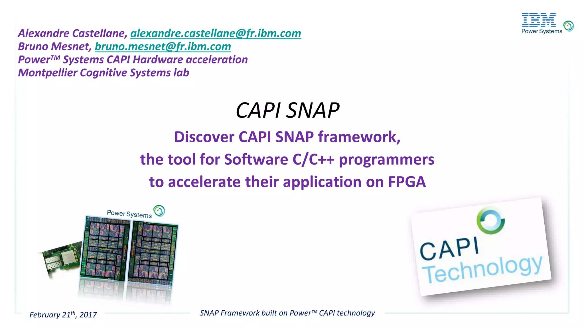 Capi snap overview | PDF