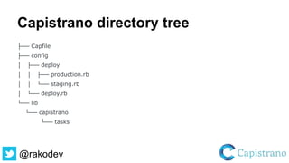 Control your deployments with Capistrano | PPT