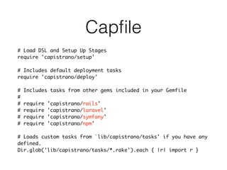 Deployment kodu z Capistrano | PDF | Programming Languages | Computing