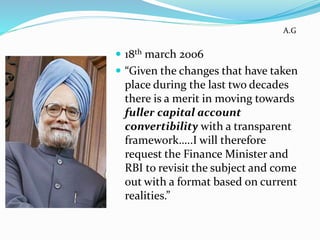 Capital account convertibility | PPTX