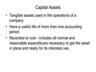 Capital Assets | PPT