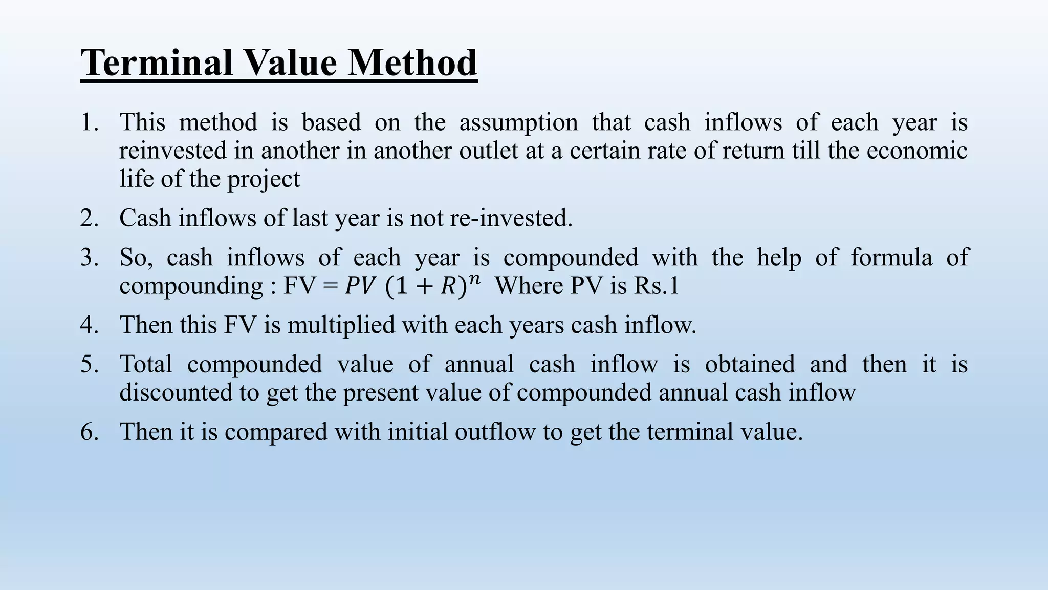 Capital budgeting Techniques | PPTX