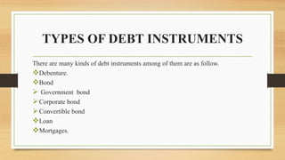 Capital market-instrument | PPTX