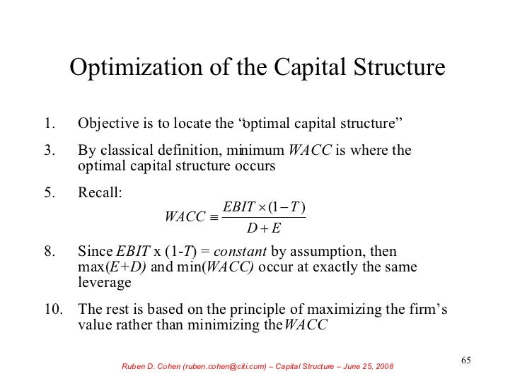 Capital Structure