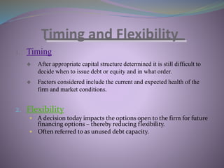 Capital structure-theories | PPTX
