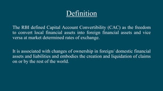 Capital account convertability | PPTX