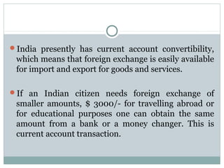 Capital account convertibility | PPT