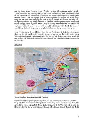 Capitaland 5th Projects In Vietnam Vie | PDF