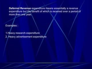 Capital and revenue by itm | PPT