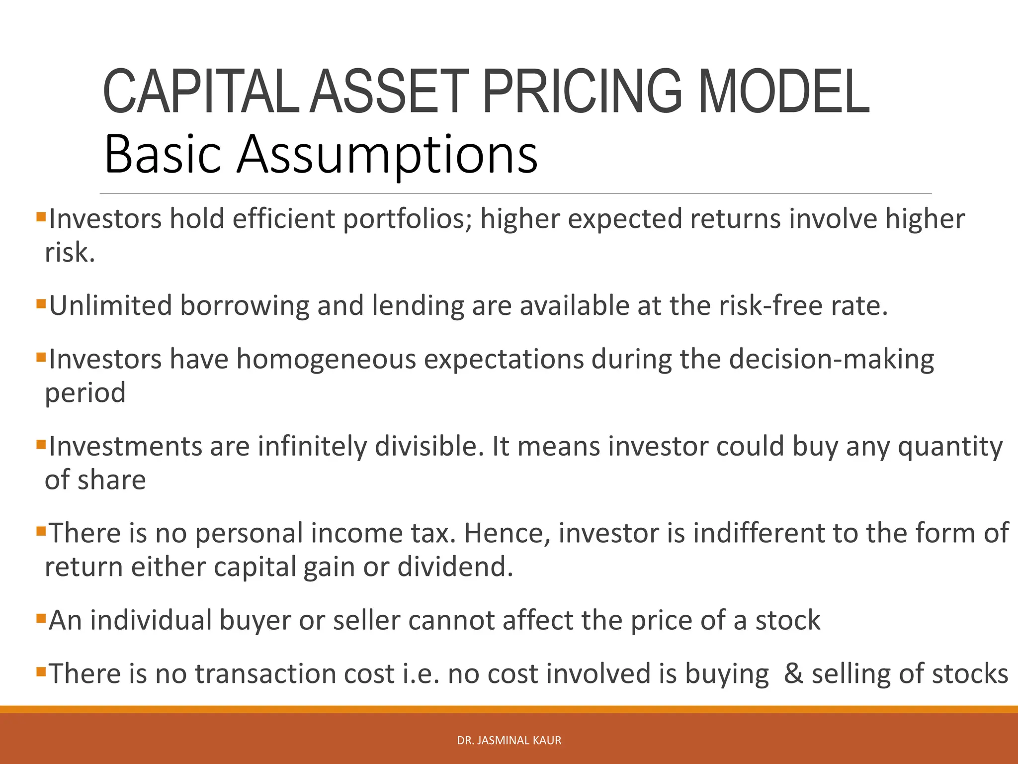 Capital Asset Pricing Model.pdf capital asset | PDF