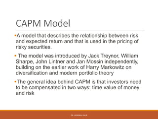 Capital Asset Pricing Model.pdf capital asset | PDF