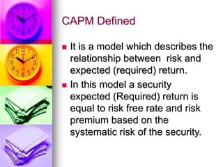 CAPITAL_ASSET_PRICING_MODEL_CAPM.ppt