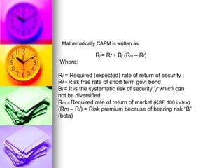 CAPITAL_ASSET_PRICING_MODEL_CAPM.ppt
