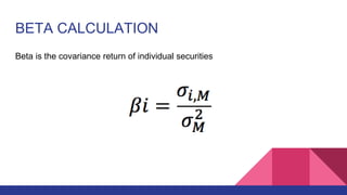 Capital Asset Pricing Model (CAPM) | PPTX