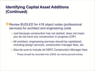 Capital Assets - Idenitification & Compilatio | PPTX
