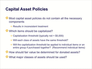 Capital Assets - Idenitification & Compilatio | PPTX