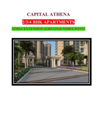 Capital Athena Noida Extension Greater Noida West | PDF