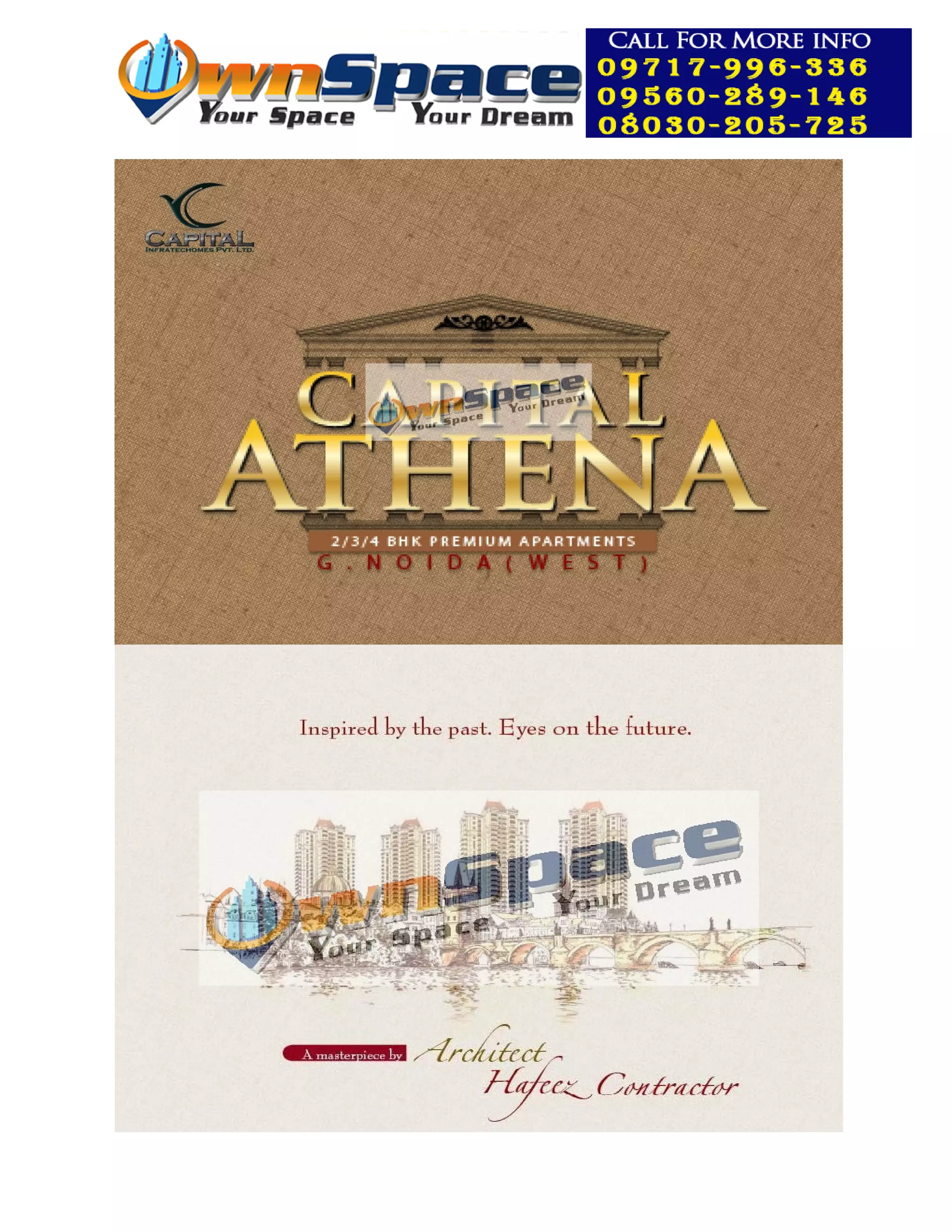 Capital athena noida extension Brochure Price list Floor Plan ownspace ...