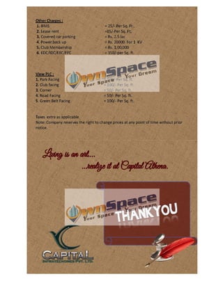 Capital athena noida extension Brochure Price list Floor Plan ownspace ...