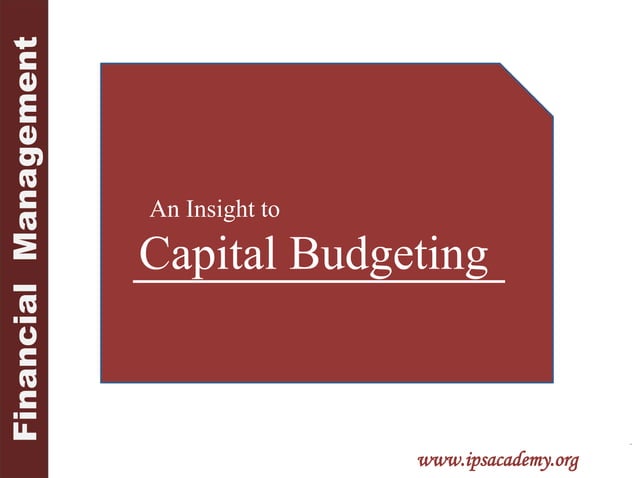 Capital Budgeting | PPT