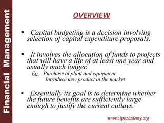 Capital Budgeting | PPT
