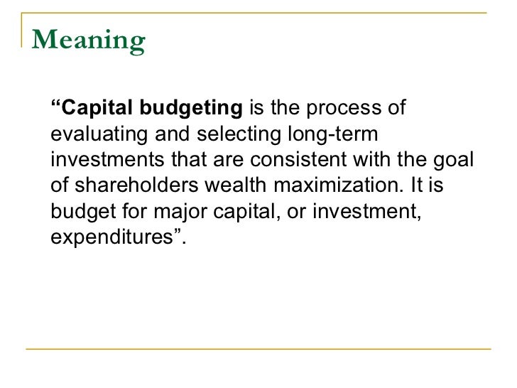 Explain Capital Budgeting Process What Is Capital Budgeting Process Explain Capital Budgeting Process What Is Capital Budgeting Process