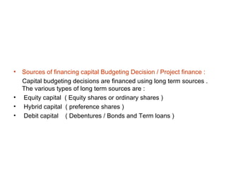 Capital budgeting | PPT | Business Accounting & Finance | Business