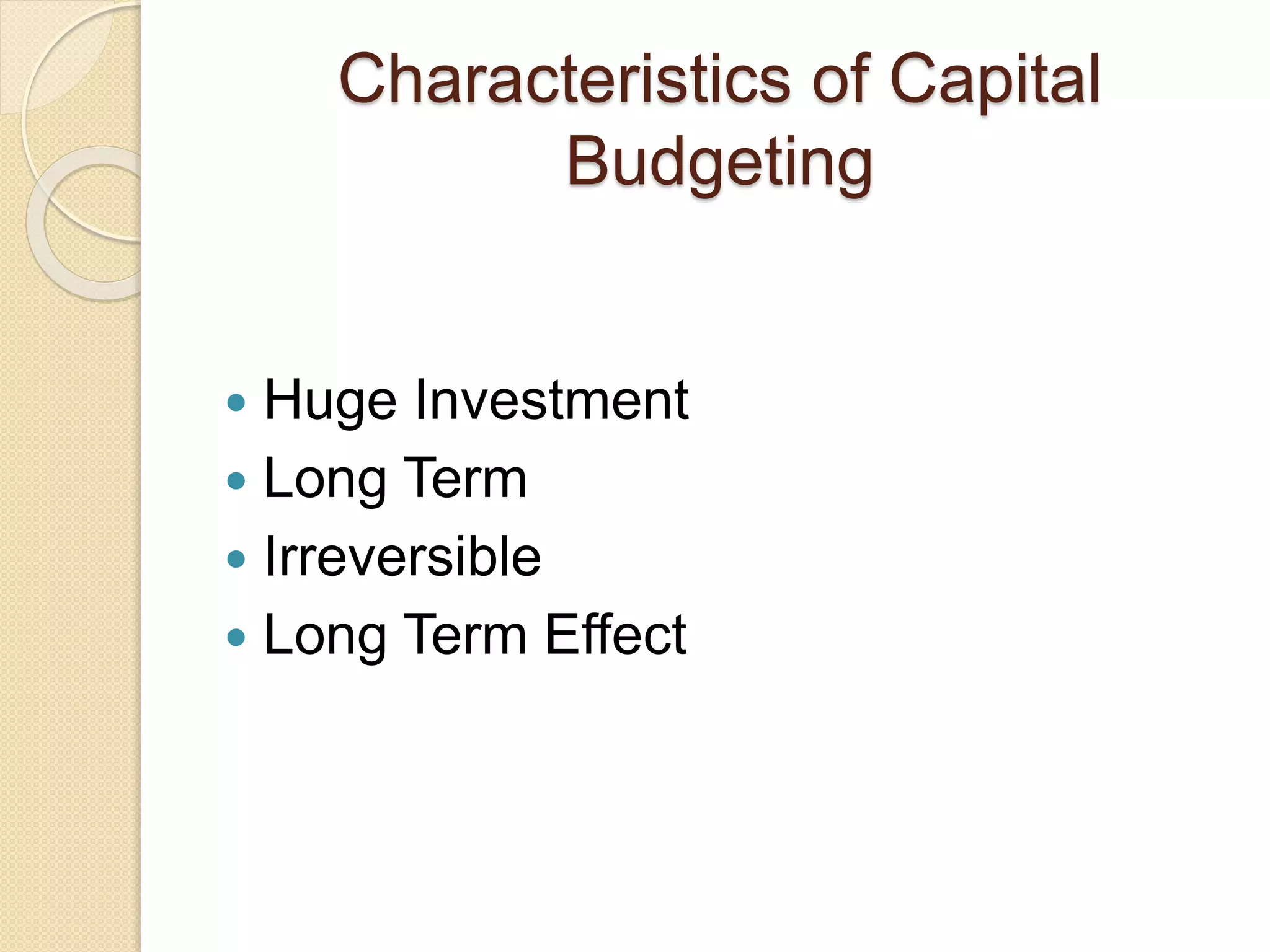 Capital budgeting | PPTX | Business Accounting & Finance | Business