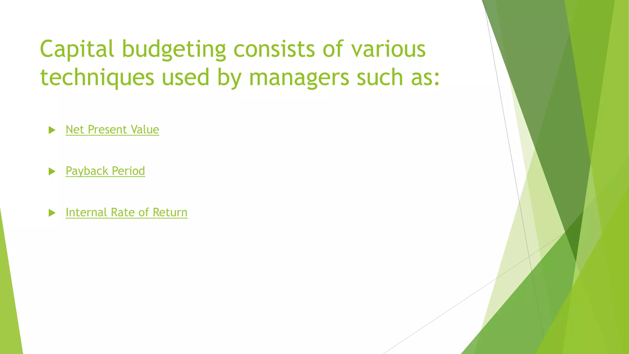 Capital budgeting | PPT